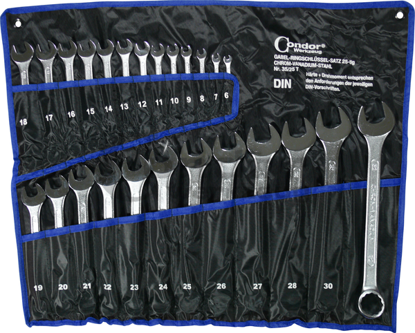 Clés mixtes | Jeu de 17 ou 25 | 6 - 32 mm