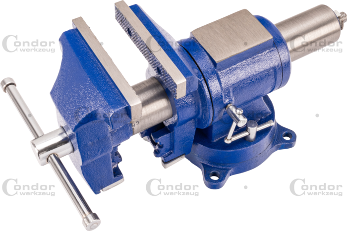 Étau d'établi multifonctions | tête rotative à 360° | base pivotante 125 mm