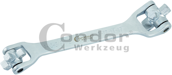 Clé de vidange universelle | 8 en 1 | Universelle