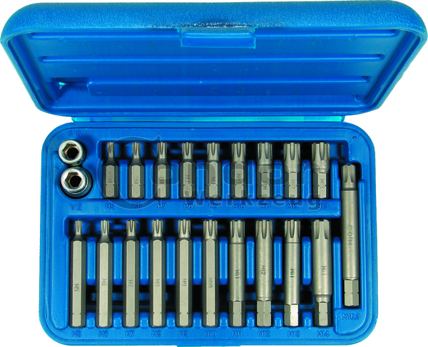 Embouts Ribe | Courts + longs | 3/8 + 1/2 | M5 - M13 | 22 pcs