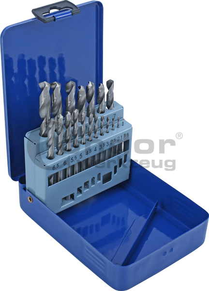 Assortiment de forets à métaux | Jeu de 19 pcs. | 1 - 10 mm